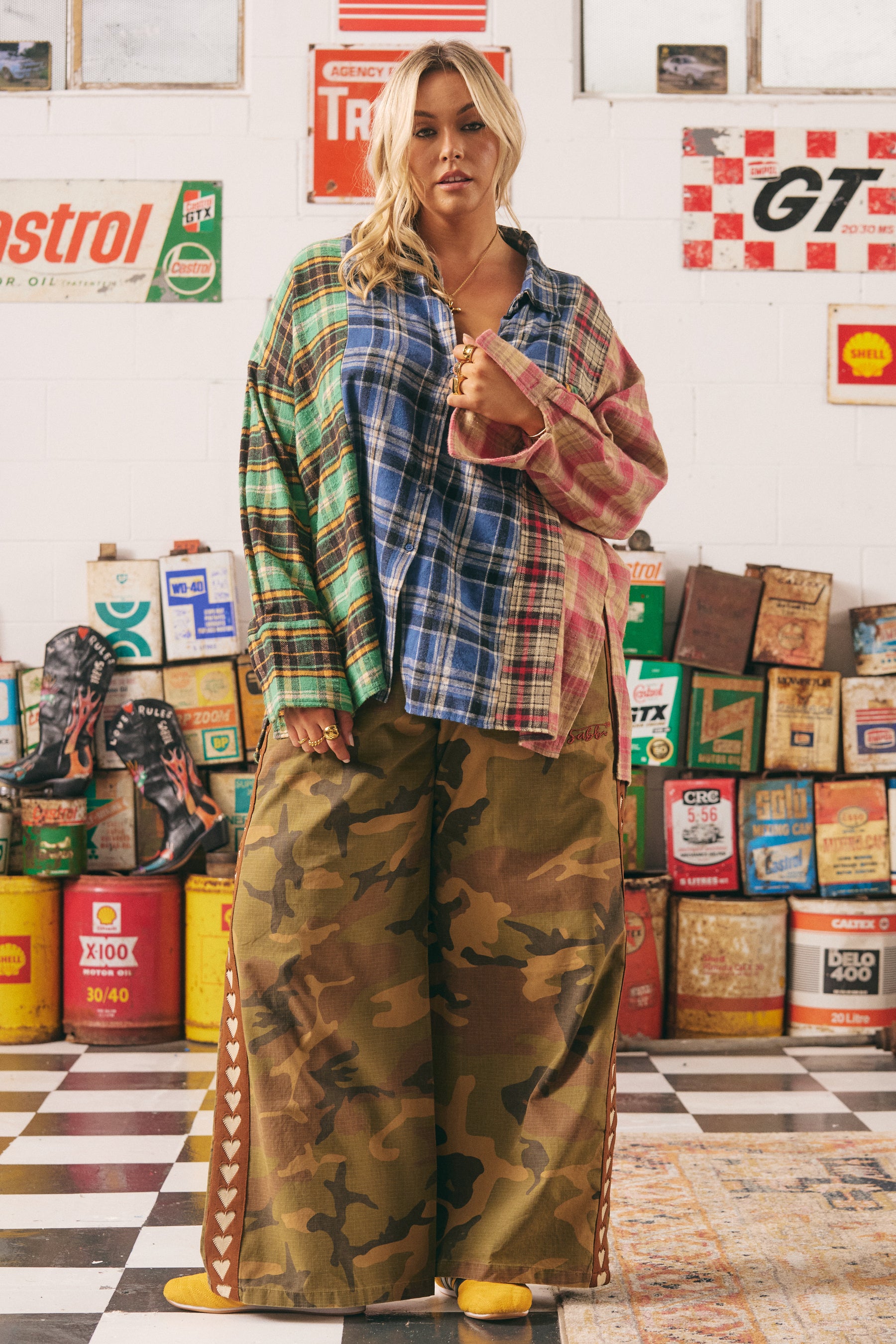Sabbi | You Are Enough Flannel Shirt - Multi Colour – SABBI