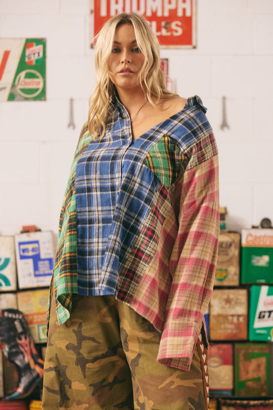 Sabbi | You Are Enough Flannel Shirt - Multi Colour – SABBI