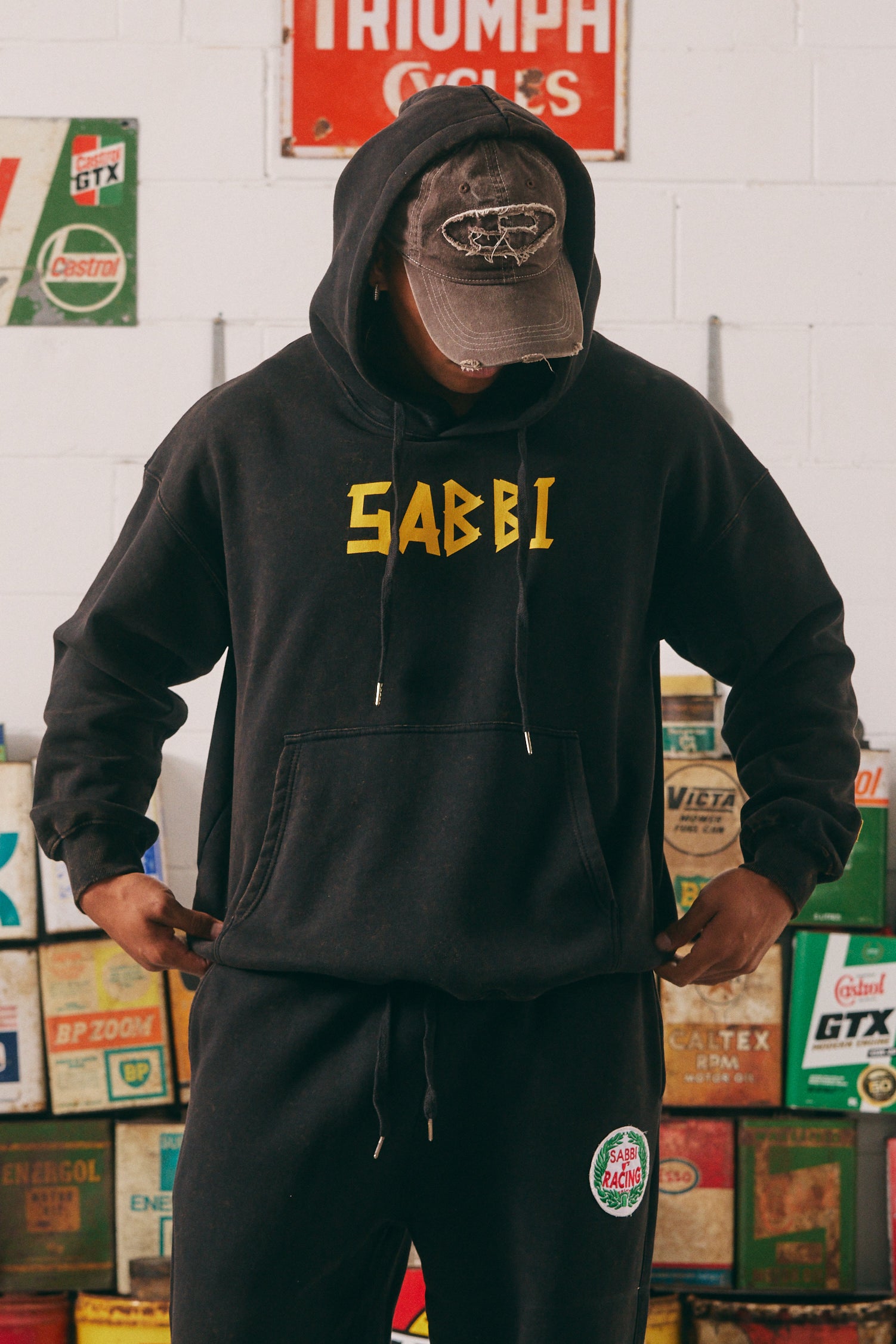 Sabbi | The Be Kind Hoodie - Acid Wash Black – SABBI