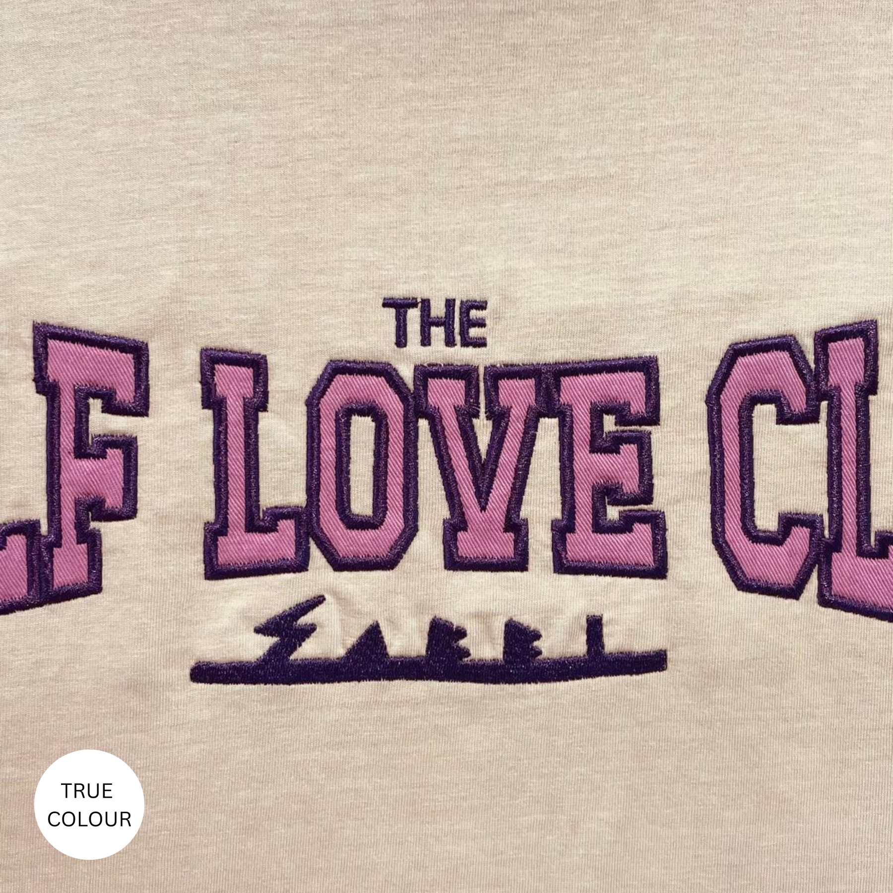THE VERY OVERSIZED SELF LOVE CLUB TEE - OFF WHITE – SABBI