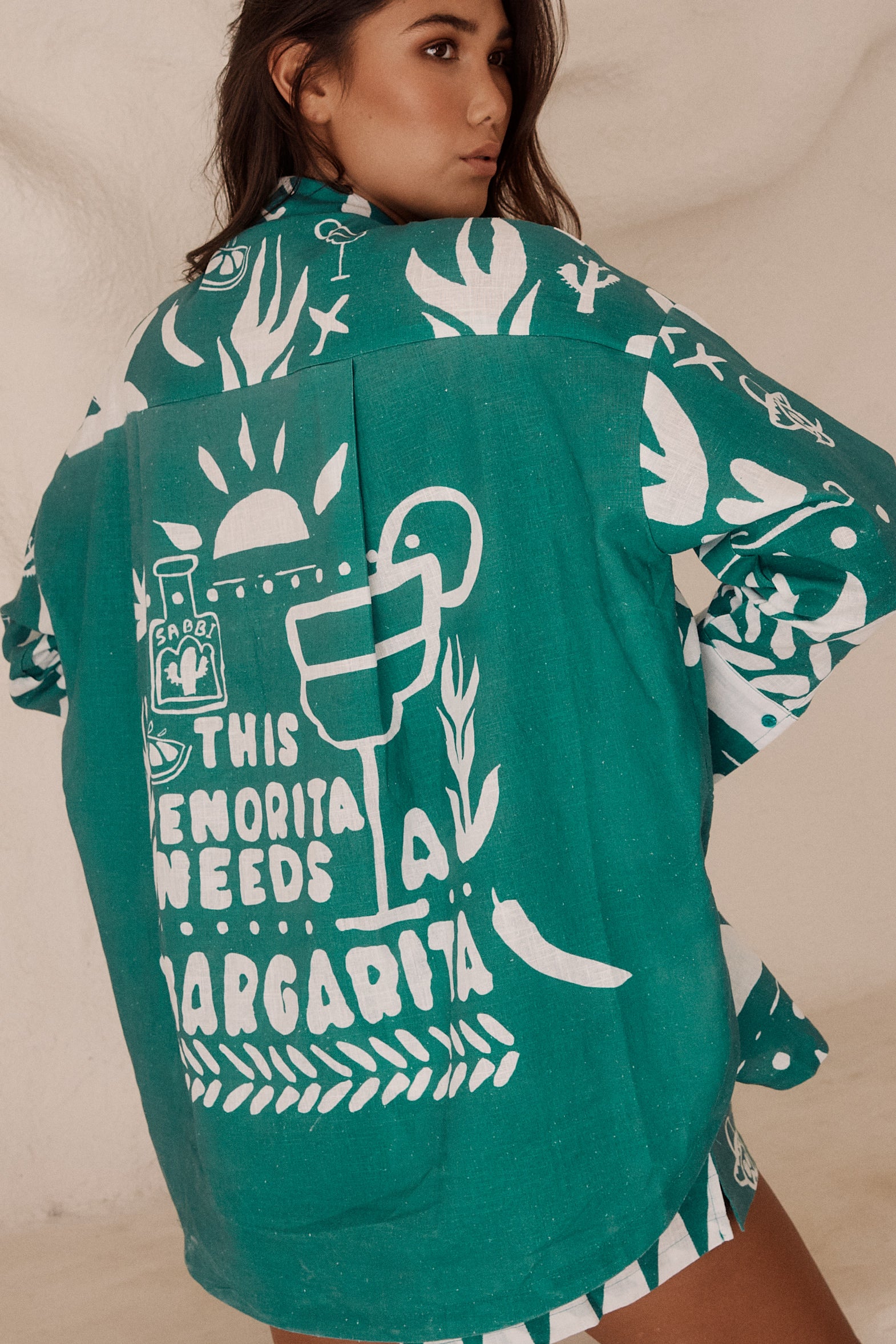 Sabbi | The Don Julio Shirt - It'S Thirsty Work Green – SABBI