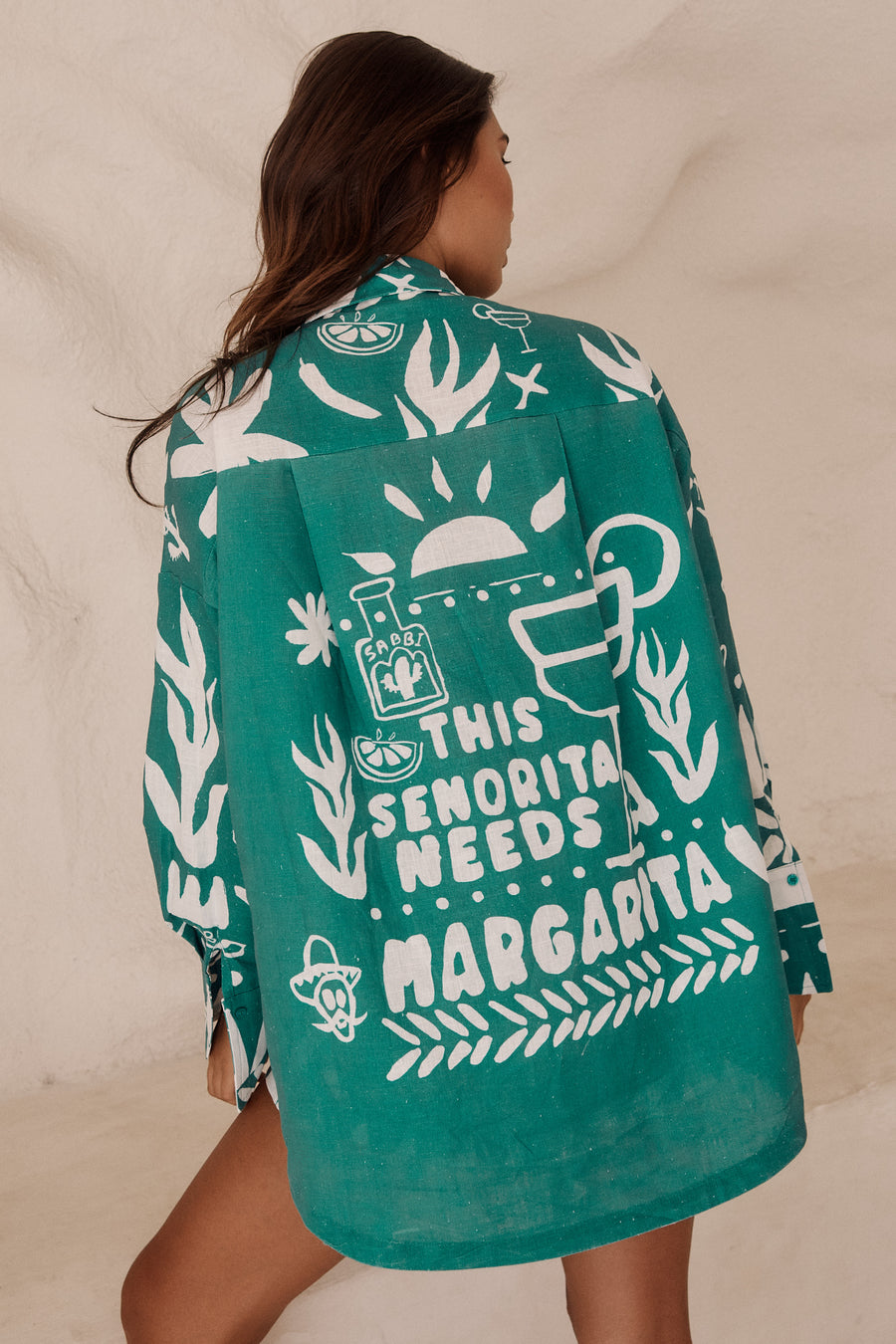 Sabbi | The Don Julio Shirt - It'S Thirsty Work Green – SABBI