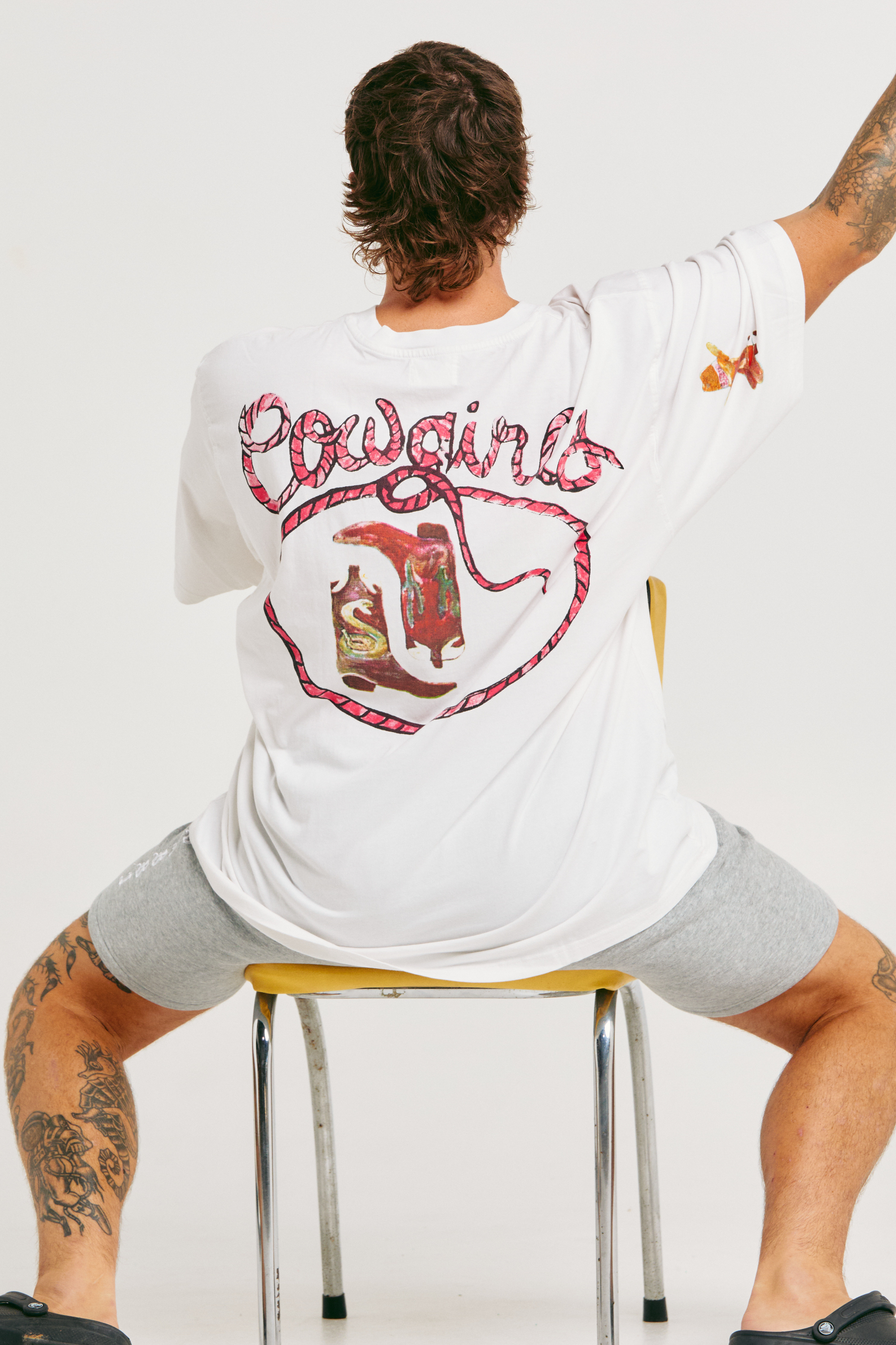 SABBI | THE VERY OVERSIZED CRAZY HORSE TEE - WHITE