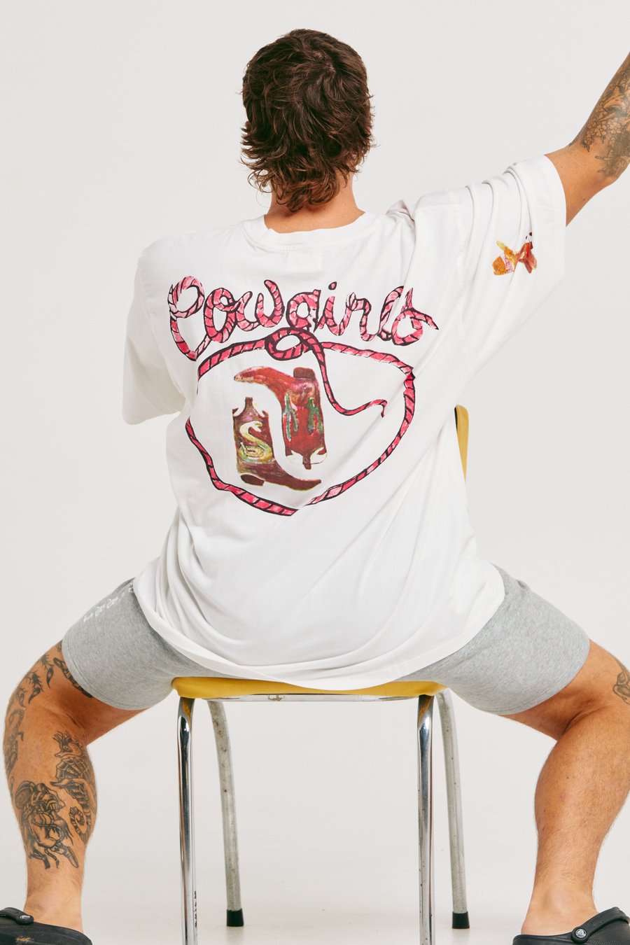 SABBI | THE VERY OVERSIZED CRAZY HORSE TEE - WHITE