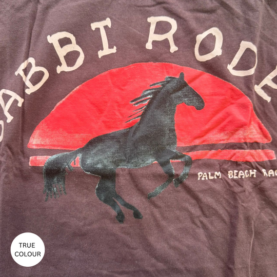 THE VERY OVERSIZED I LOVE COUNTRY MUSIC TEE - COFFEE – SABBI